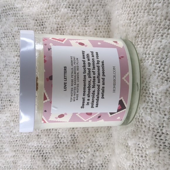 Homesick | Accents | Homesick Love Letters Candle 22g75oz | Poshmark